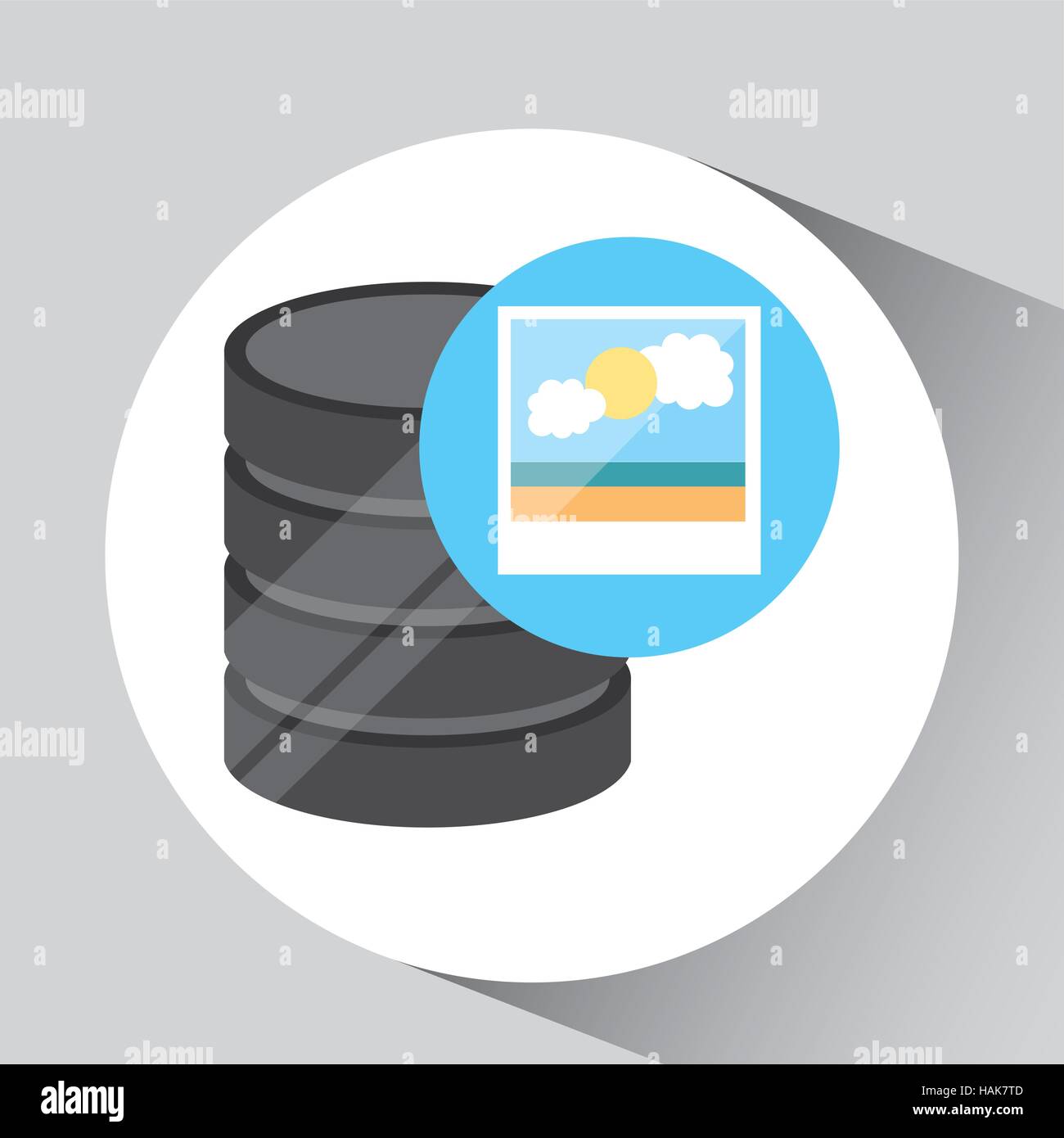 hand holds data picture icon vector illustration eps 10 Stock Vector ...