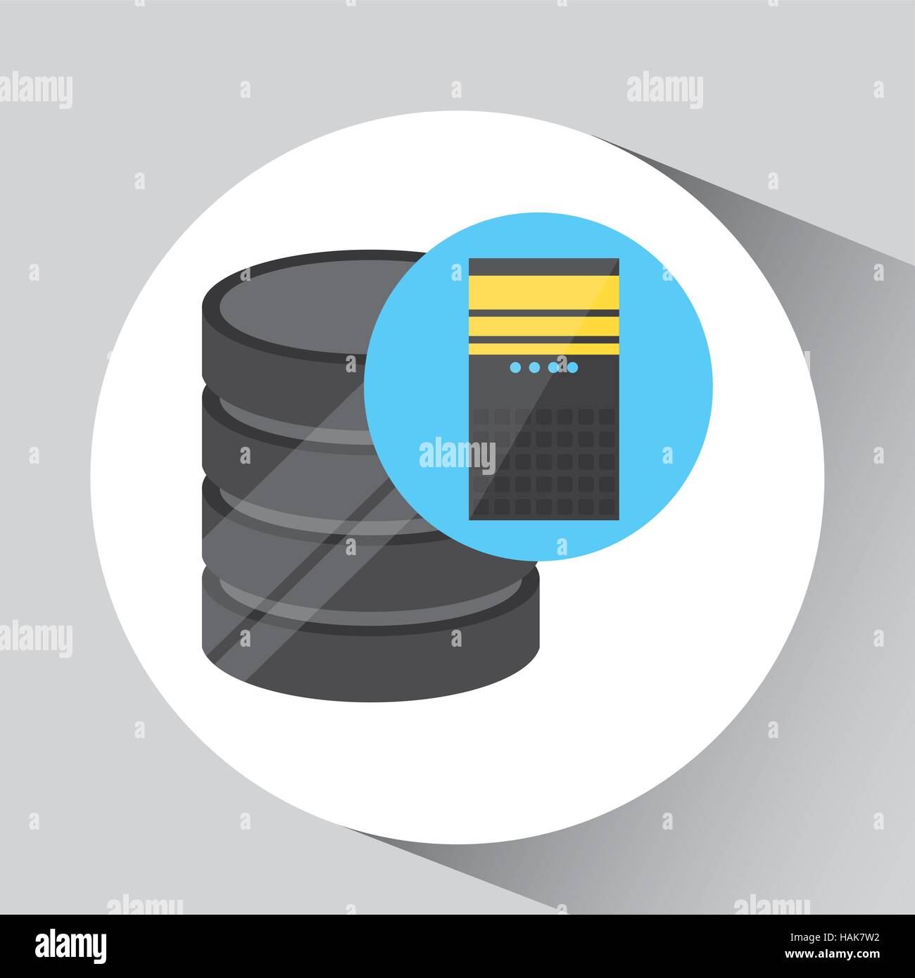 hand holds data cpu computer system vector illustration eps 10 Stock ...