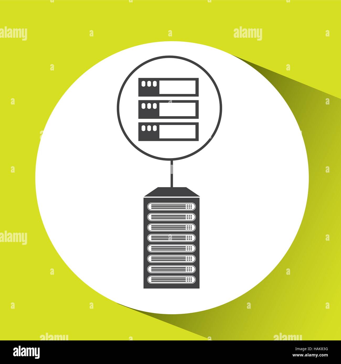 server data center connection graphic vector illustration eps 10 Stock ...