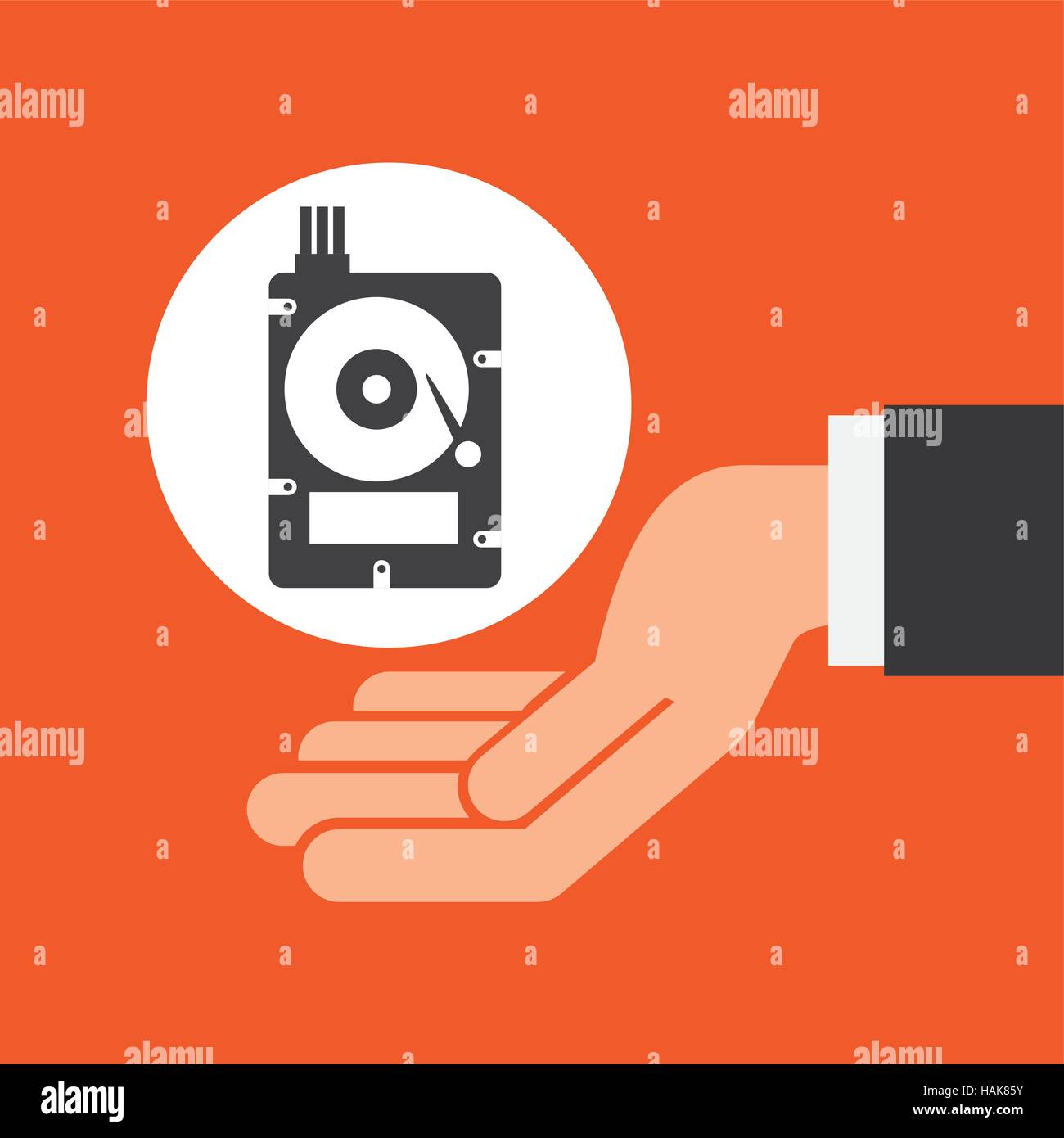 Data storage retention Stock Vector Images - Alamy