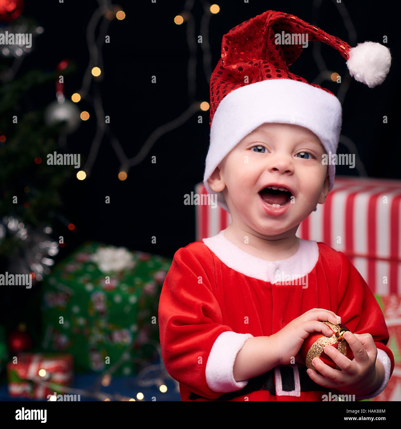 Baby santa suit hi-res stock photography and images - Alamy