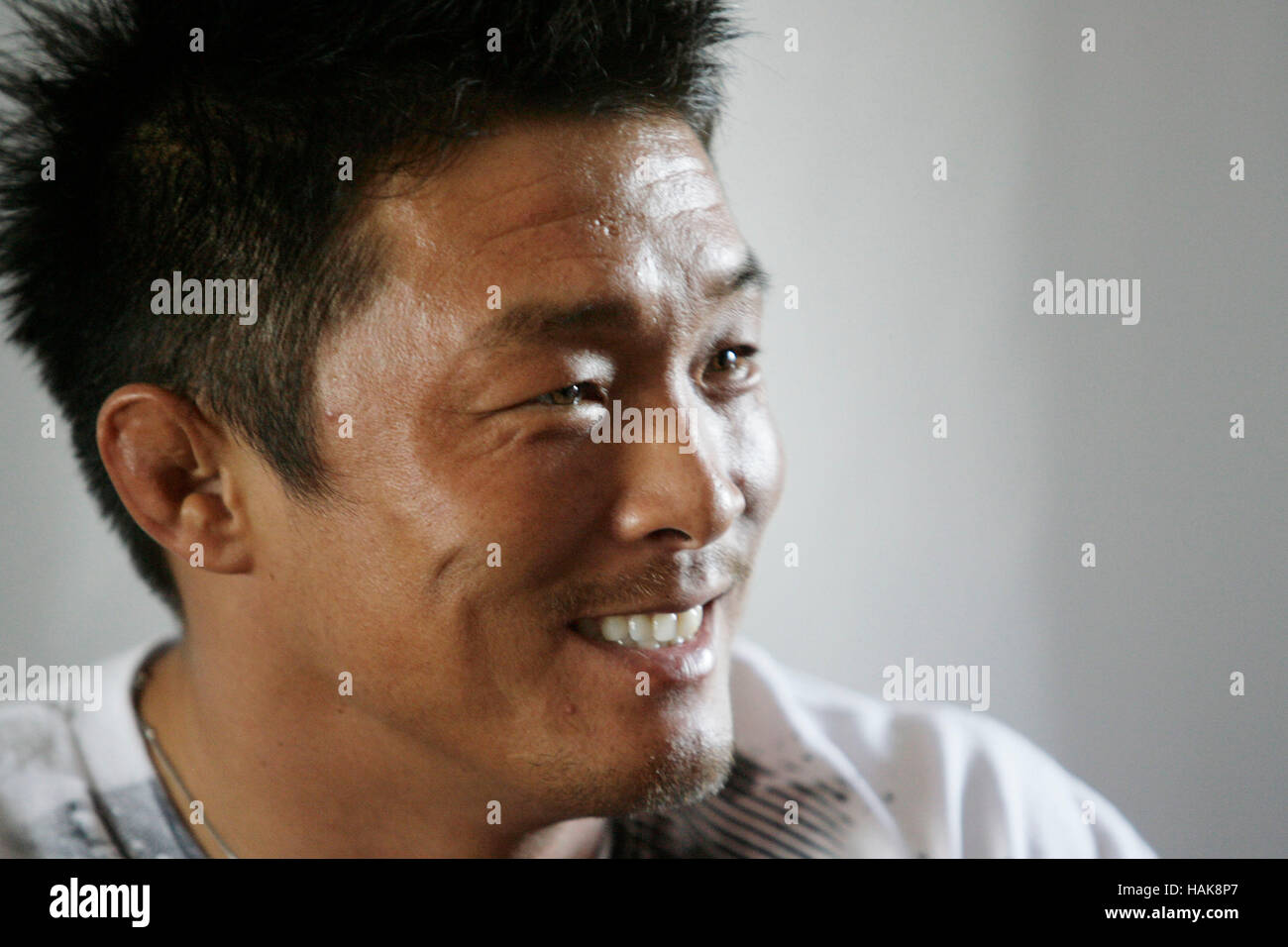 UFC fighter Yoshihiro Akiyama in Los Angeles, California on October 23 ...