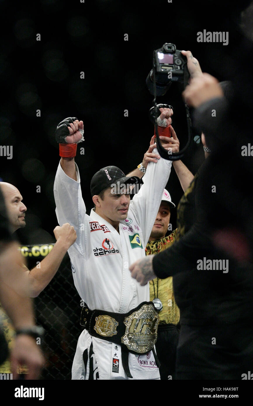Lyoto Machida after his fight at UFC 104 at the Staples Center in Los ...