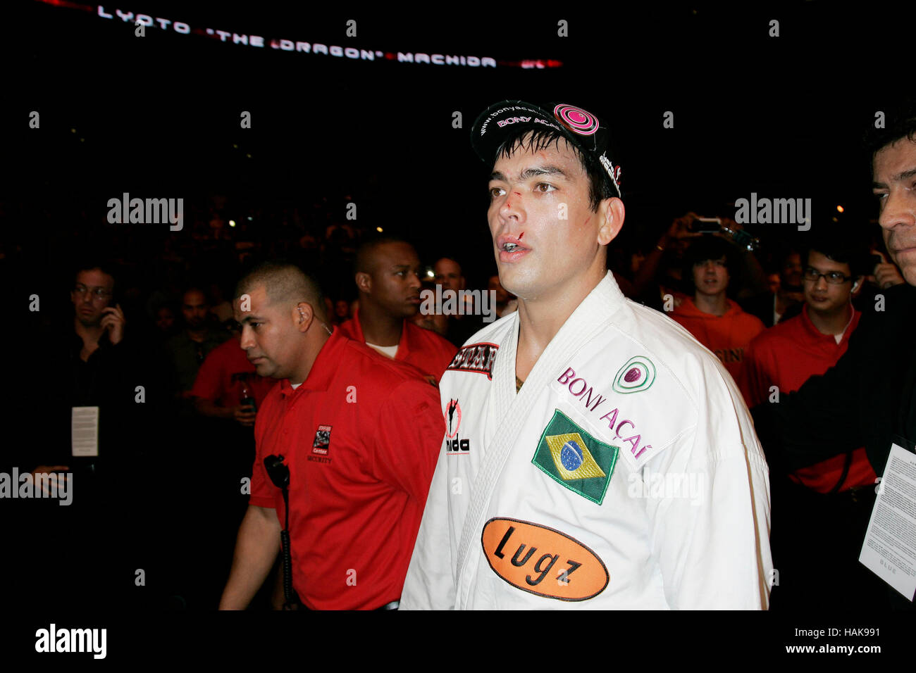 Lyoto Machida after his fight at UFC 104 at the Staples Center in Los ...