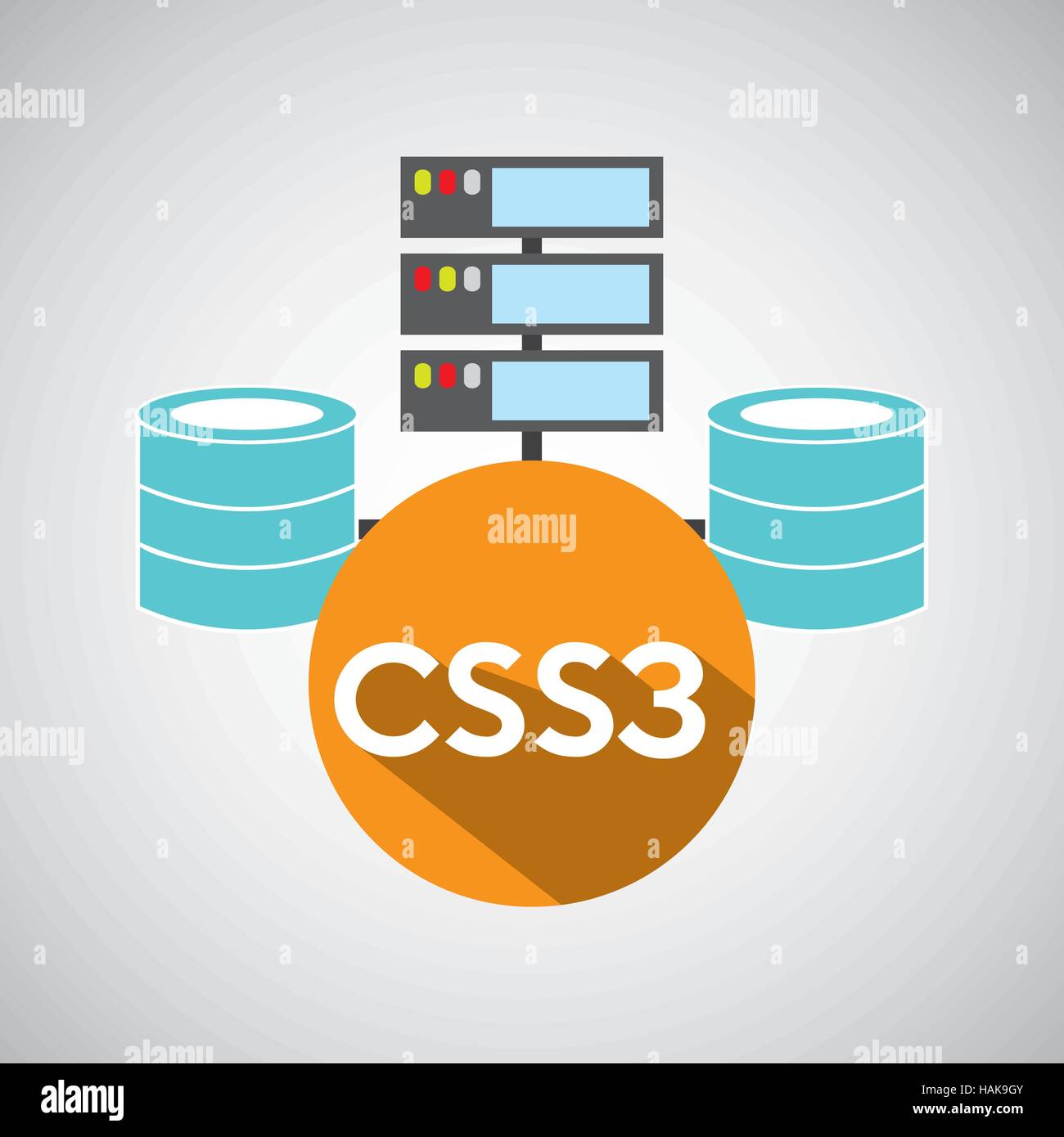 css3 language data base storage vector illustration eps 10 Stock Vector ...
