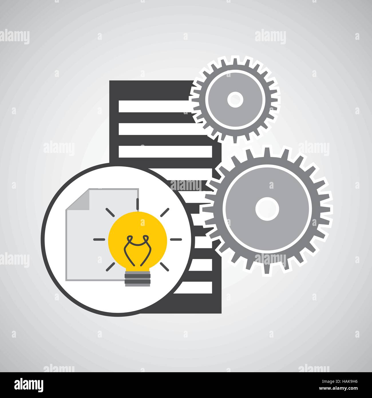 database setting document idea creativity vector illustration eps 10 ...
