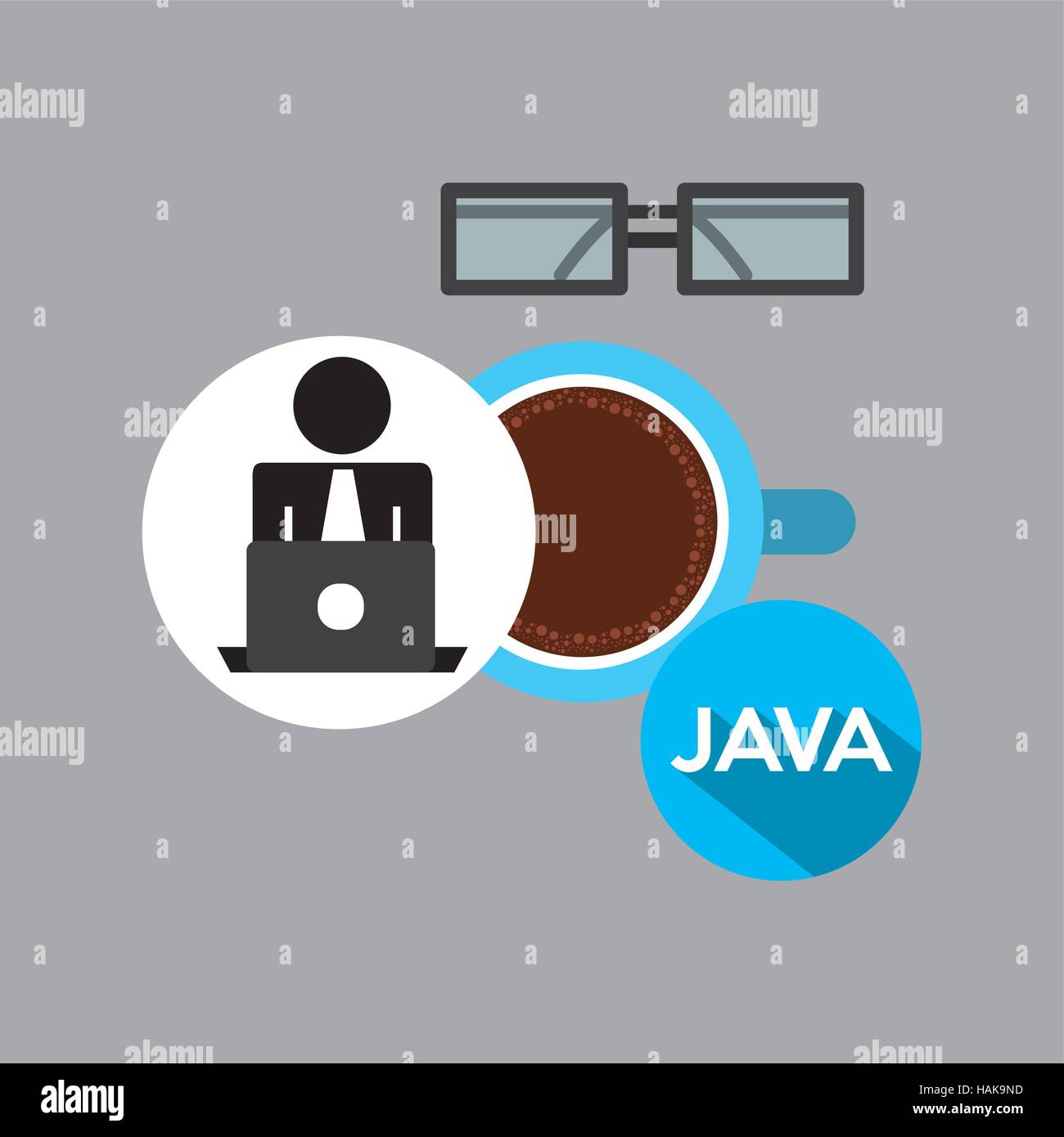 Silhouette Programmer Working Laptop Break Time Vector Illustration Eps 6659