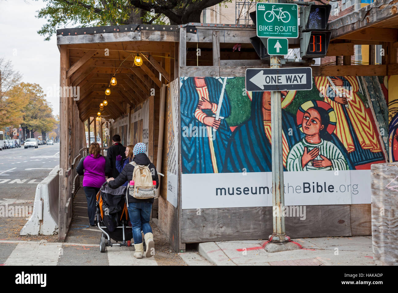 Washington, DC - The Museum of the Bible construction site, two blocks ...