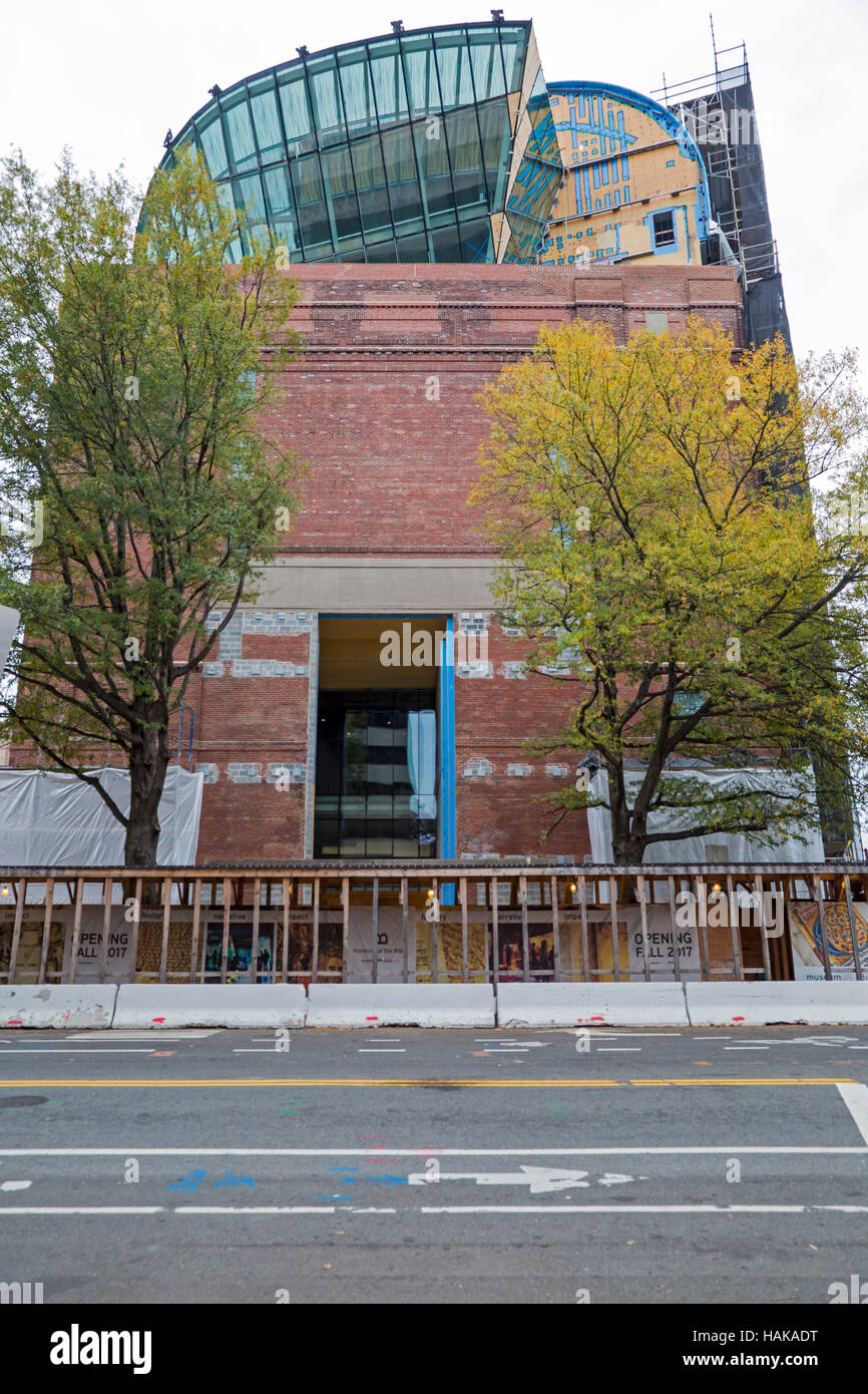 Washington, DC - The Museum of the Bible construction site, two blocks ...