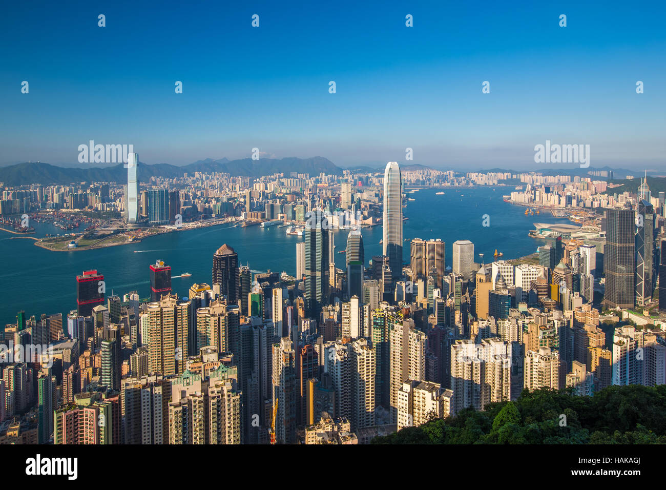 Hong kong island downtown city hi-res stock photography and images - Alamy