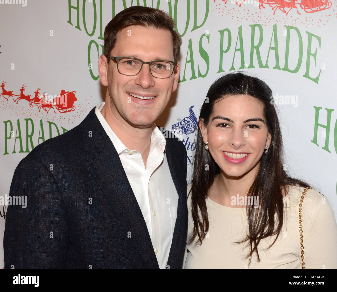 Thomas Harman arrives at the 85th Annual Hollywood Christmas Parade in ...