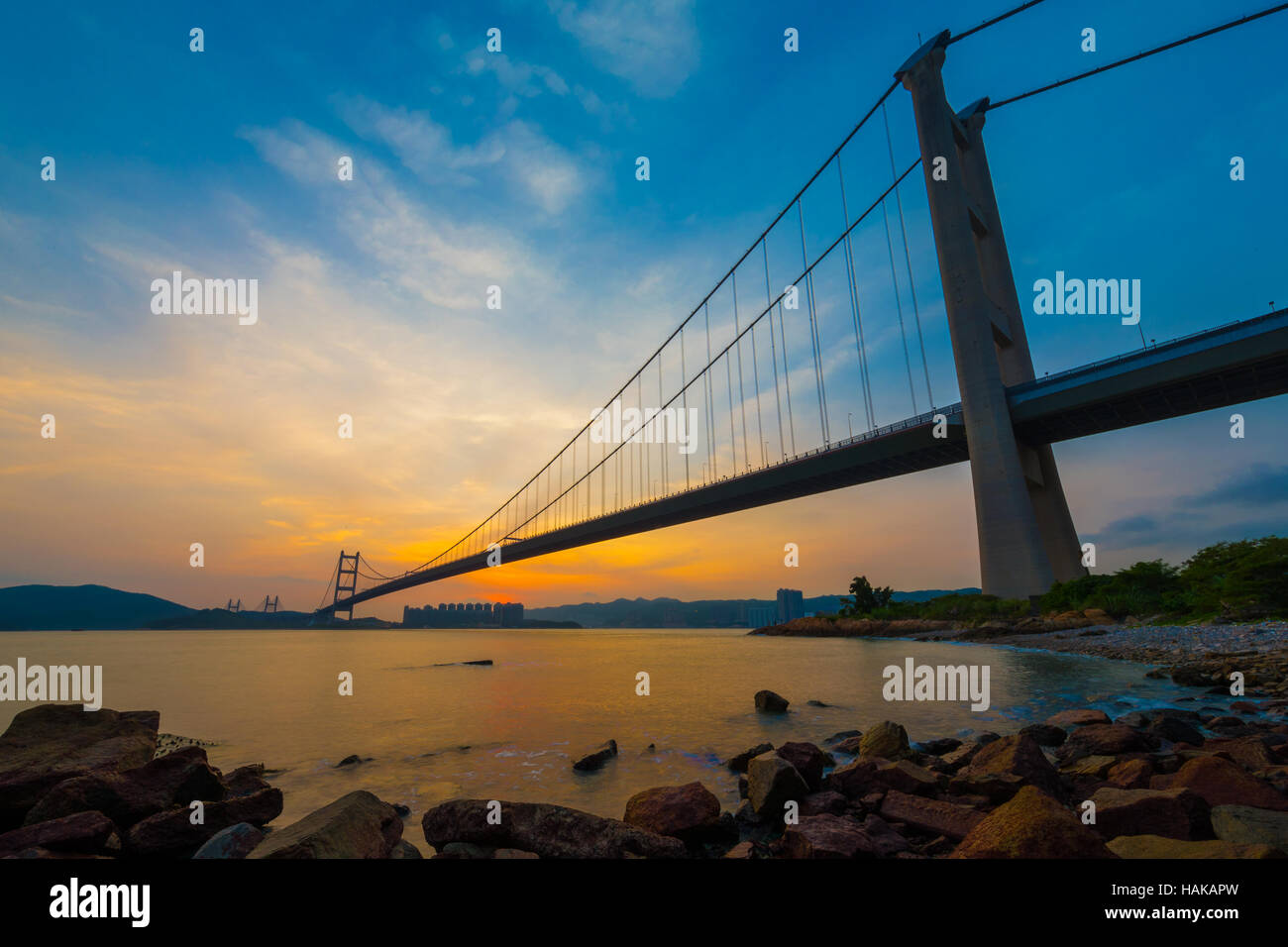 Tsing ma suspension bridge hi-res stock photography and images - Alamy