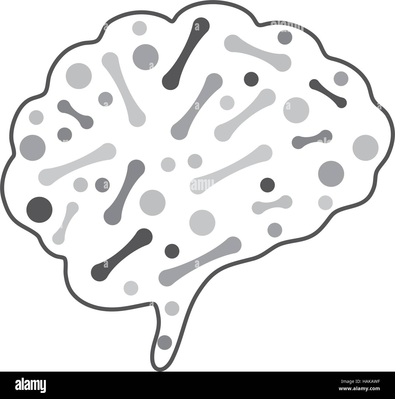 Human brain mind icon vector illustration graphic design Stock Vector ...