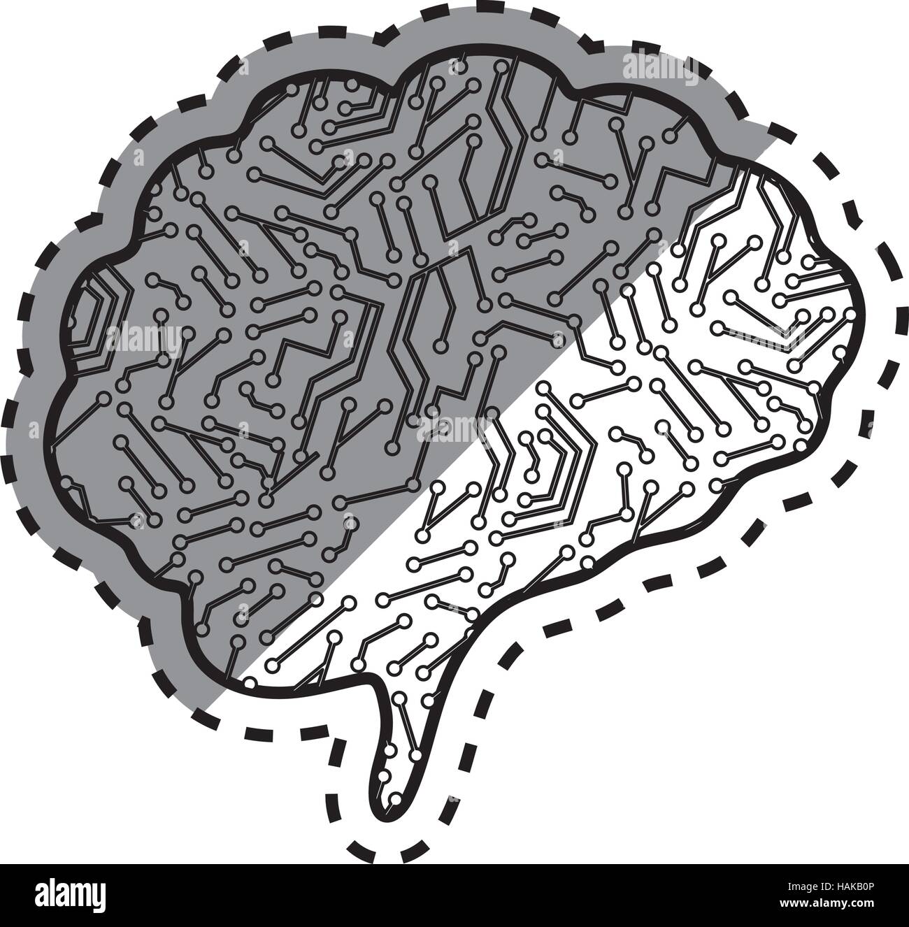 Human brain mind icon vector illustration graphic design Stock Vector ...