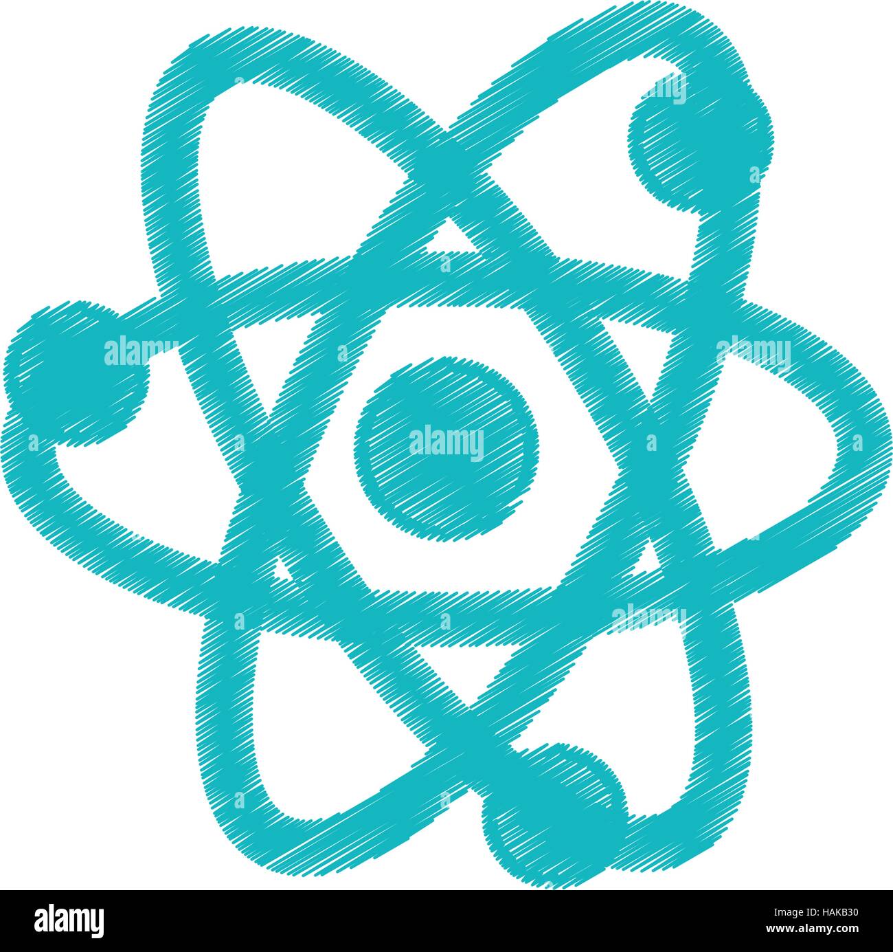 Atom science chemistry icon vector illustration graphic design Stock ...