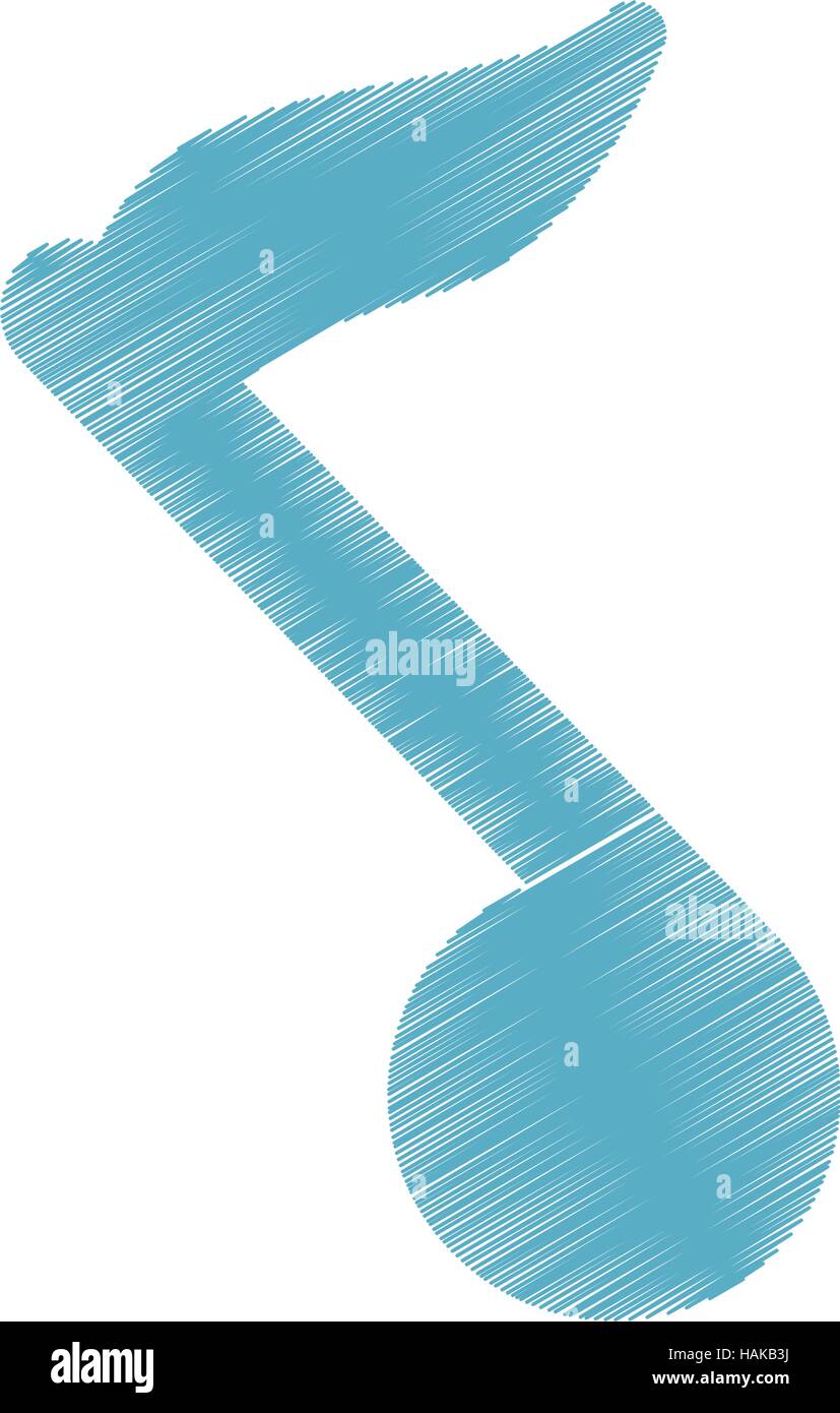 Isolated music note icon vector illustration graphic design Stock ...