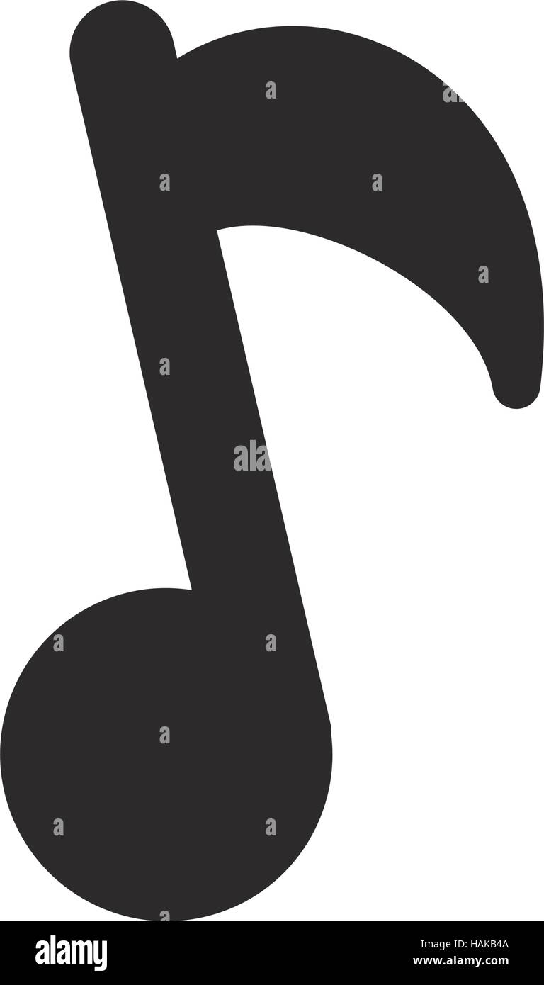 Isolated music note icon vector illustration graphic design Stock ...
