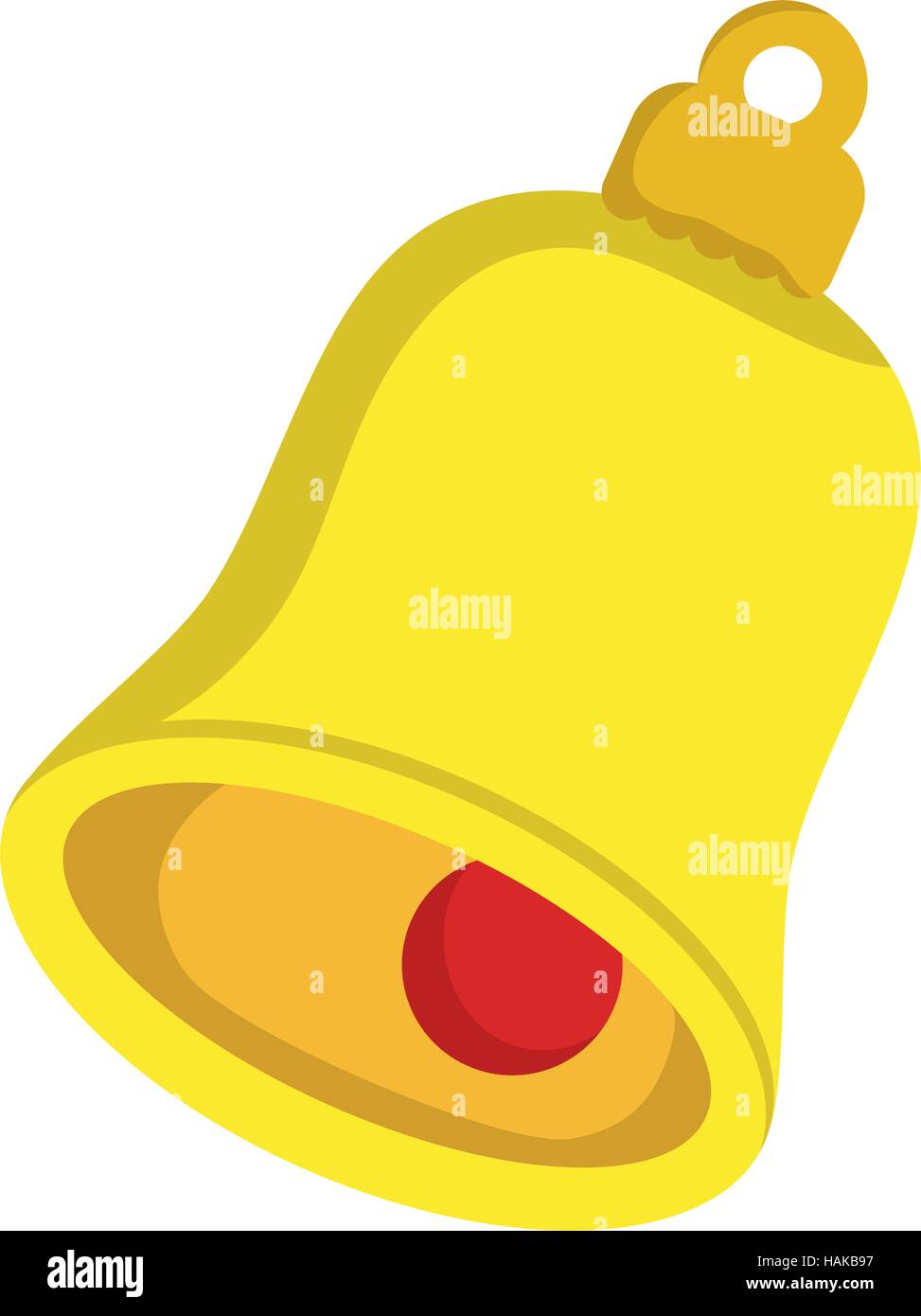 Isolated Xmas bell icon vector illustration graphic design Stock Vector ...