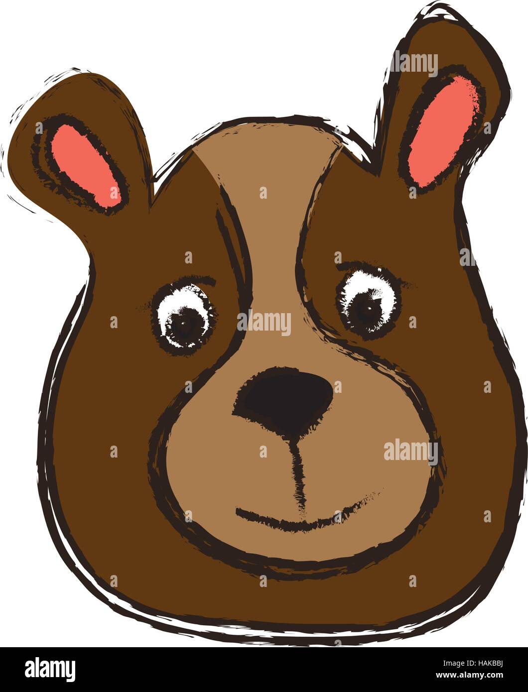 Cute bear cartoon icon vector illustration graphic design Stock Vector ...