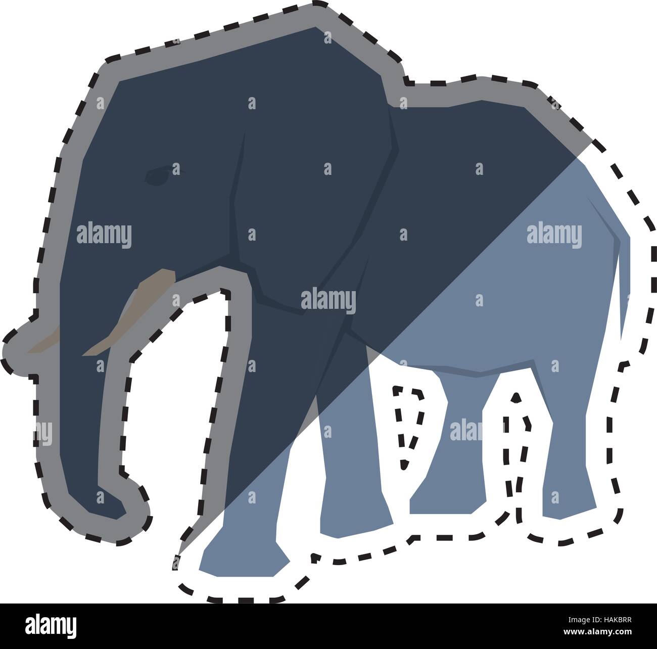 elephant african animal icon vector illustration graphic design Stock ...