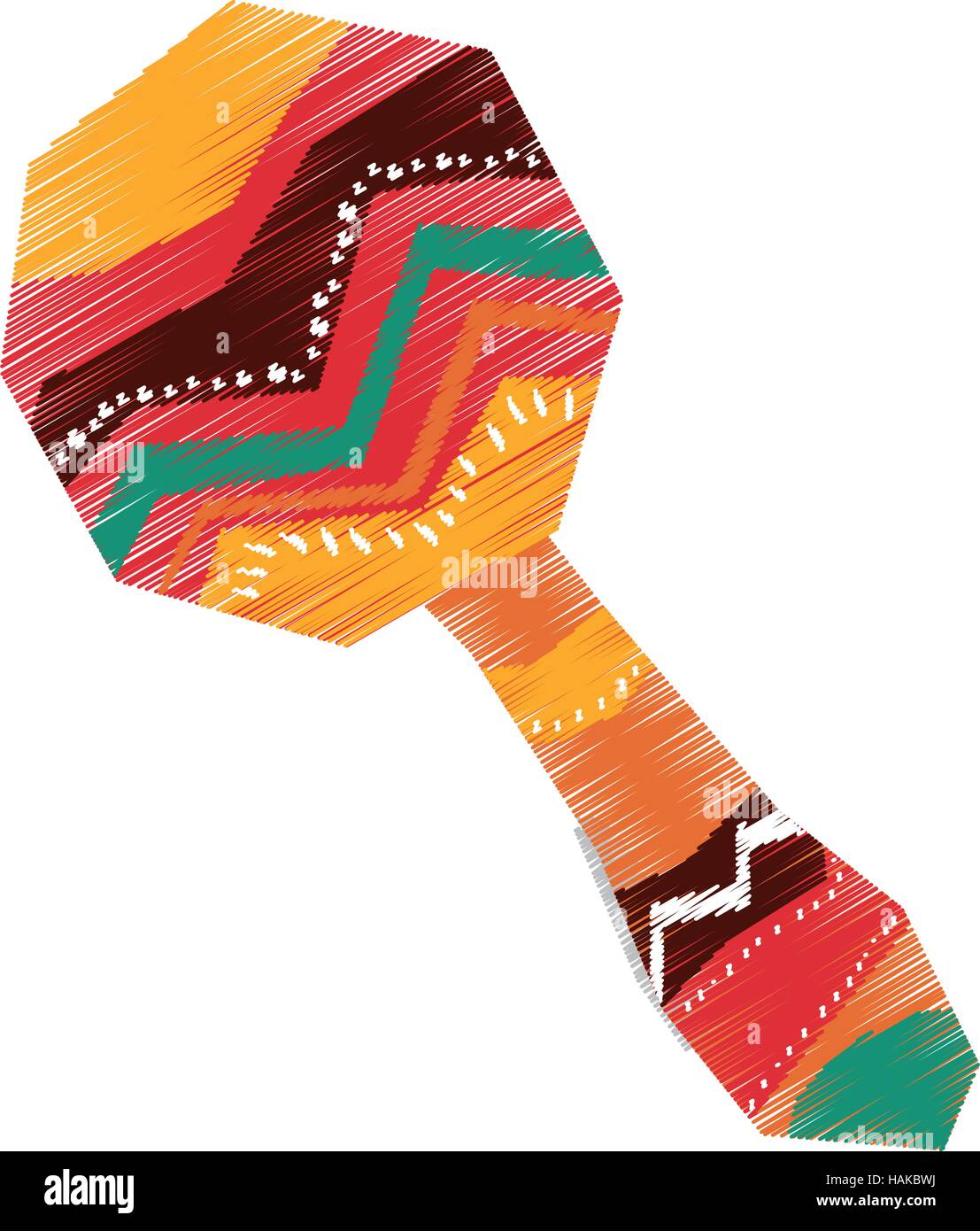 maracas music instrument icon vector illustration graphic design Stock ...