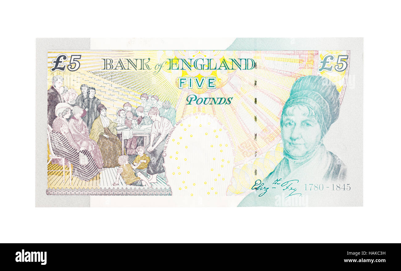 Pound currency background, close-up - 5 Pounds Stock Photo - Alamy