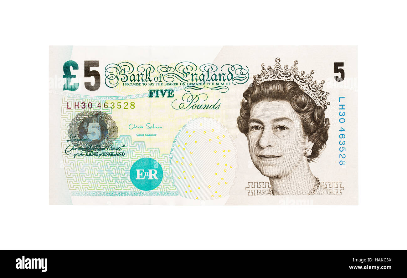 Pound currency background, close-up - 5 Pounds Stock Photo - Alamy