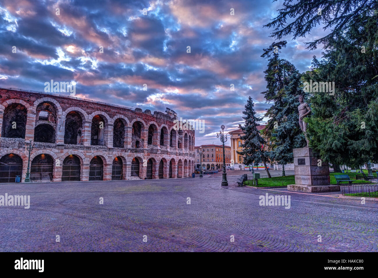 Verona Arena in Verona, Italy Stock Photo - Alamy
