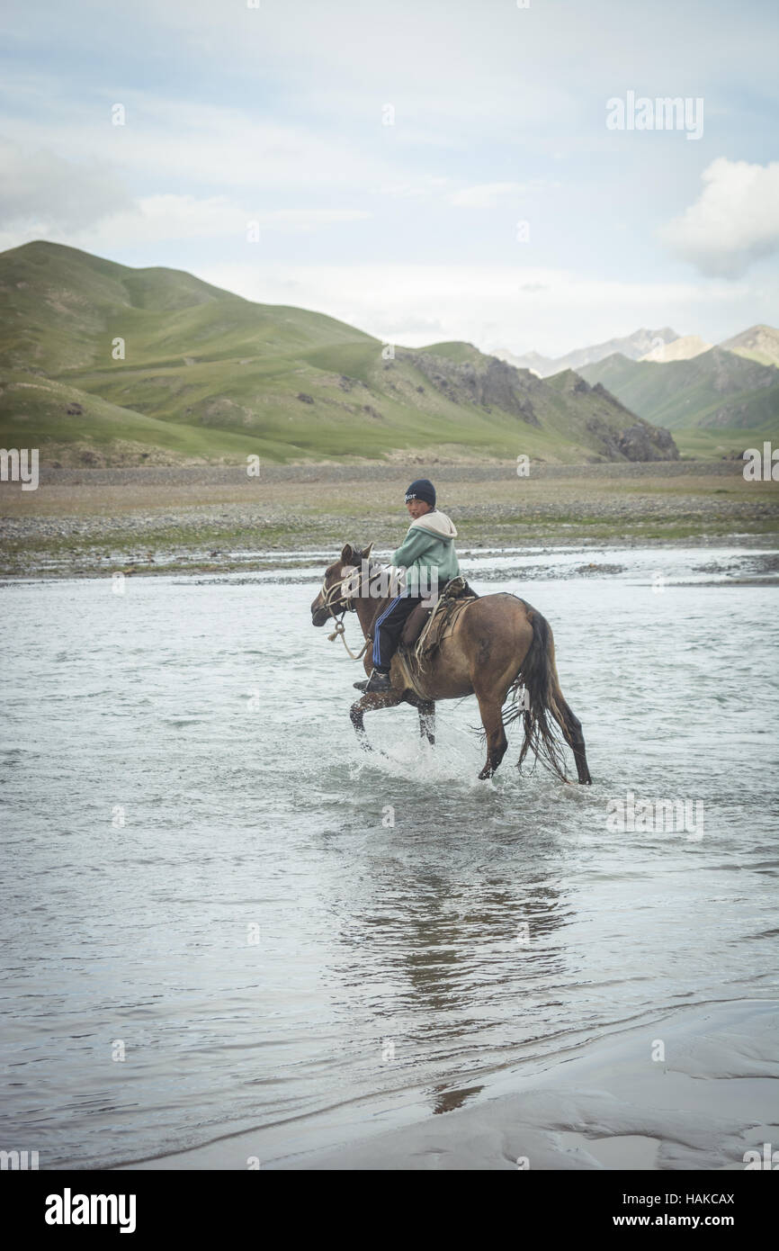 Horse Crossing River High Resolution Stock Photography and Images - Alamy