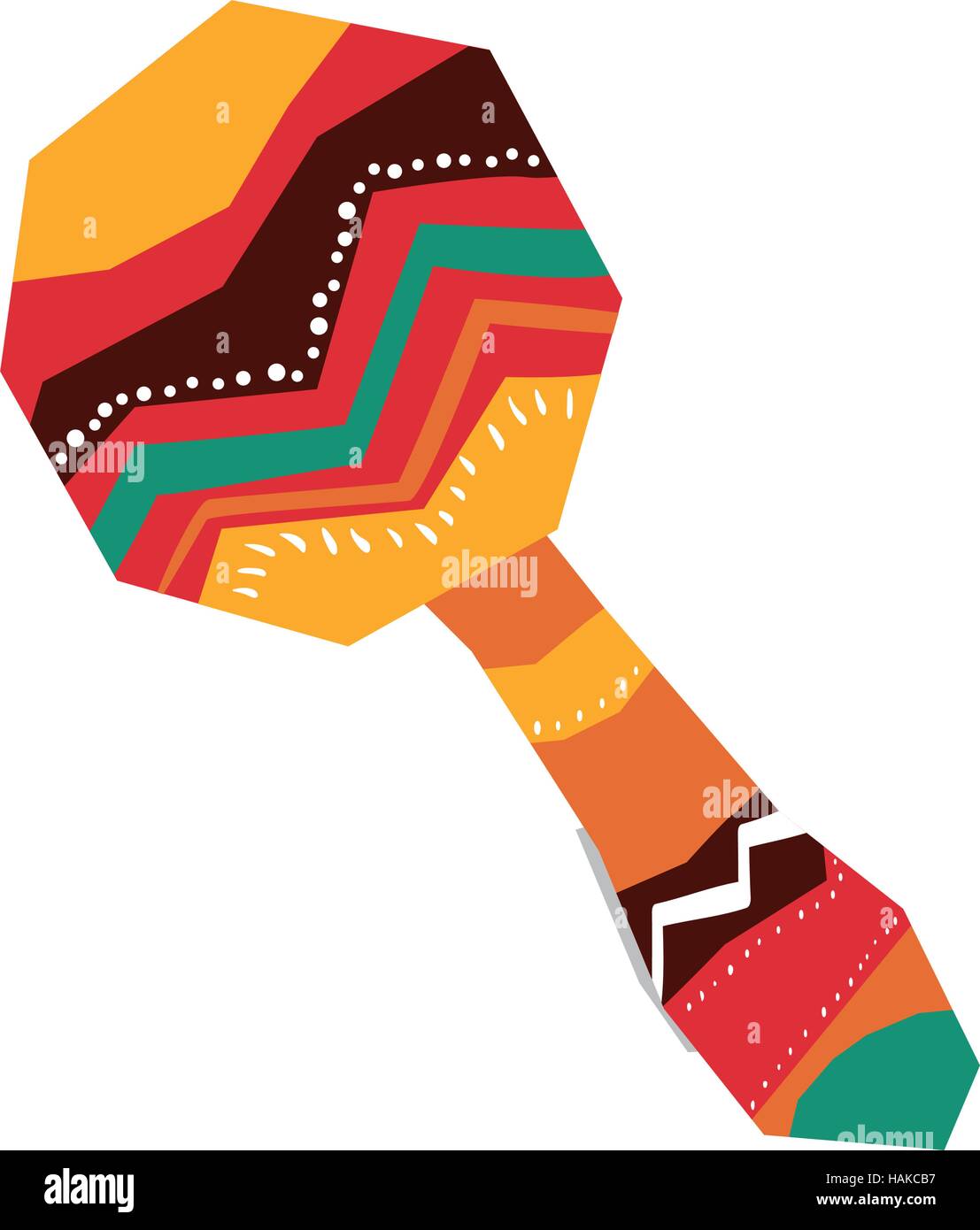maracas music instrument icon vector illustration graphic design Stock ...