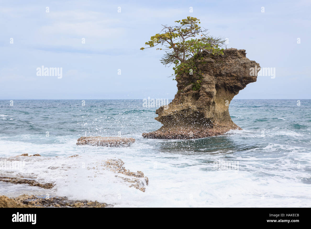 Rock formation at Manzanillo Costa Rica Stock Photo - Alamy