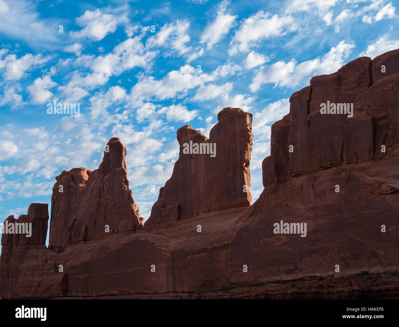 Park Avenue viewpoint, Arches National Park, Utah Stock Photo - Alamy