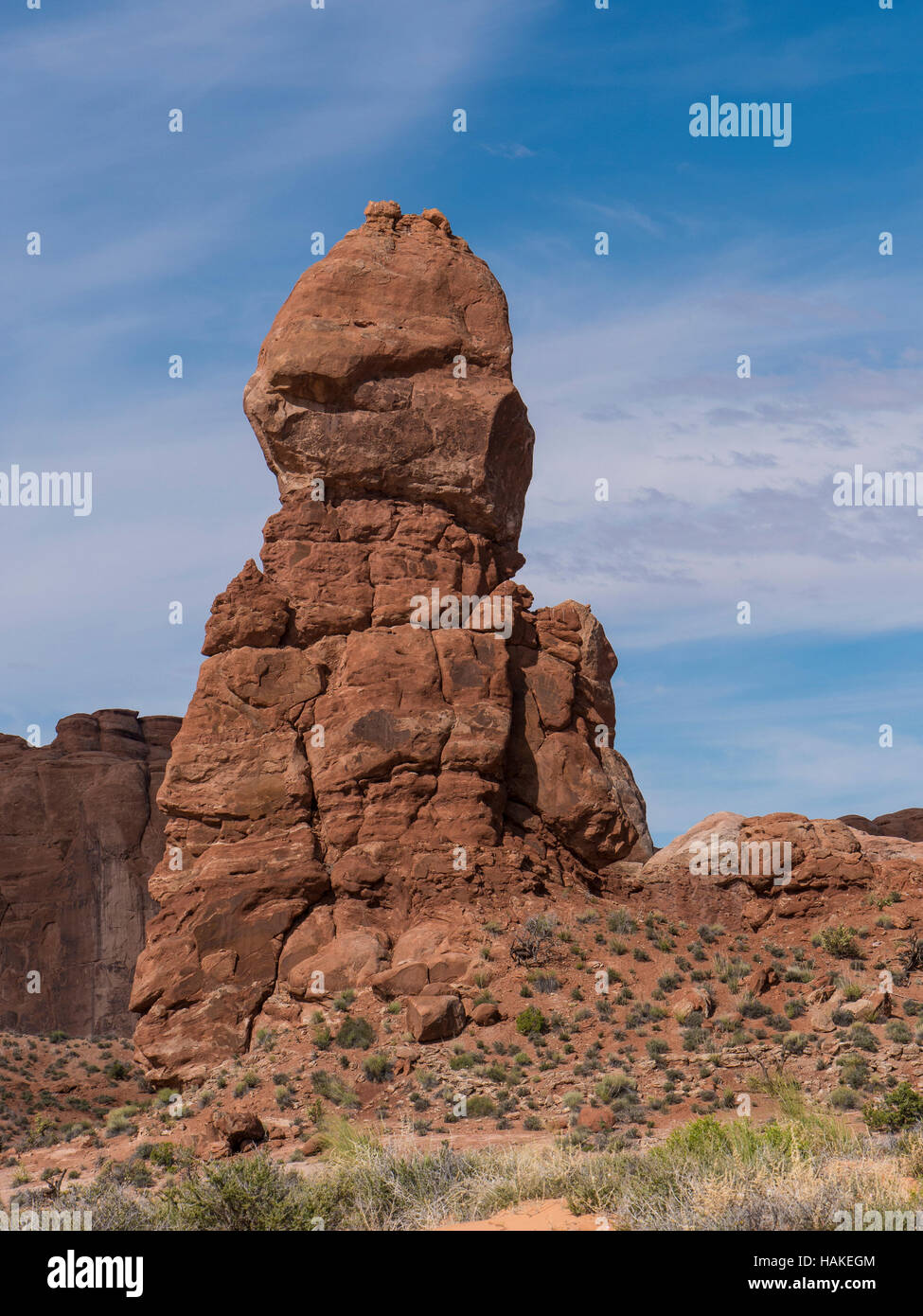 Pinnacle, Arches National Park, Utah Stock Photo - Alamy