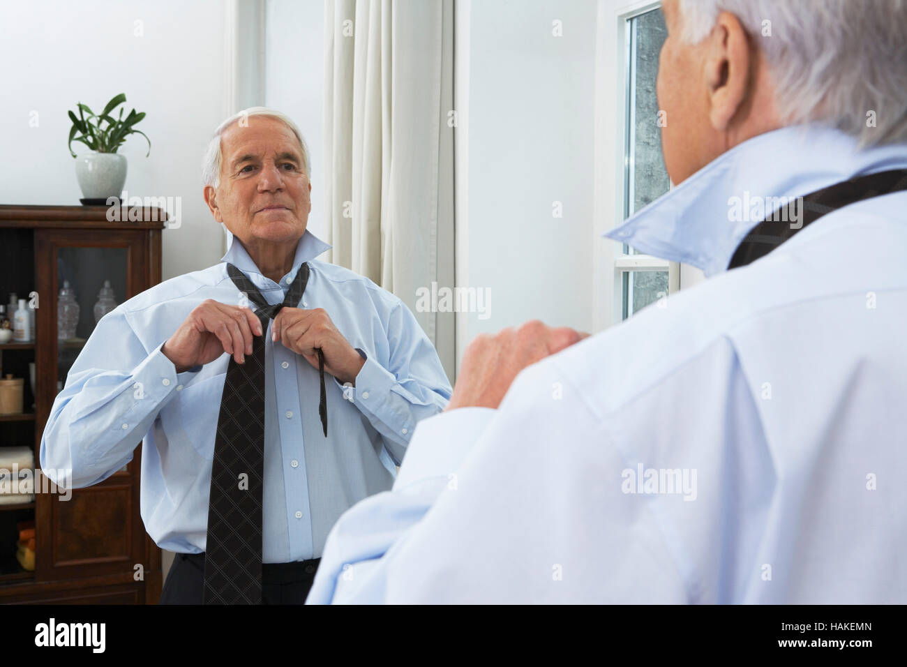 Old man rear view mirror hi-res stock photography and images - Alamy