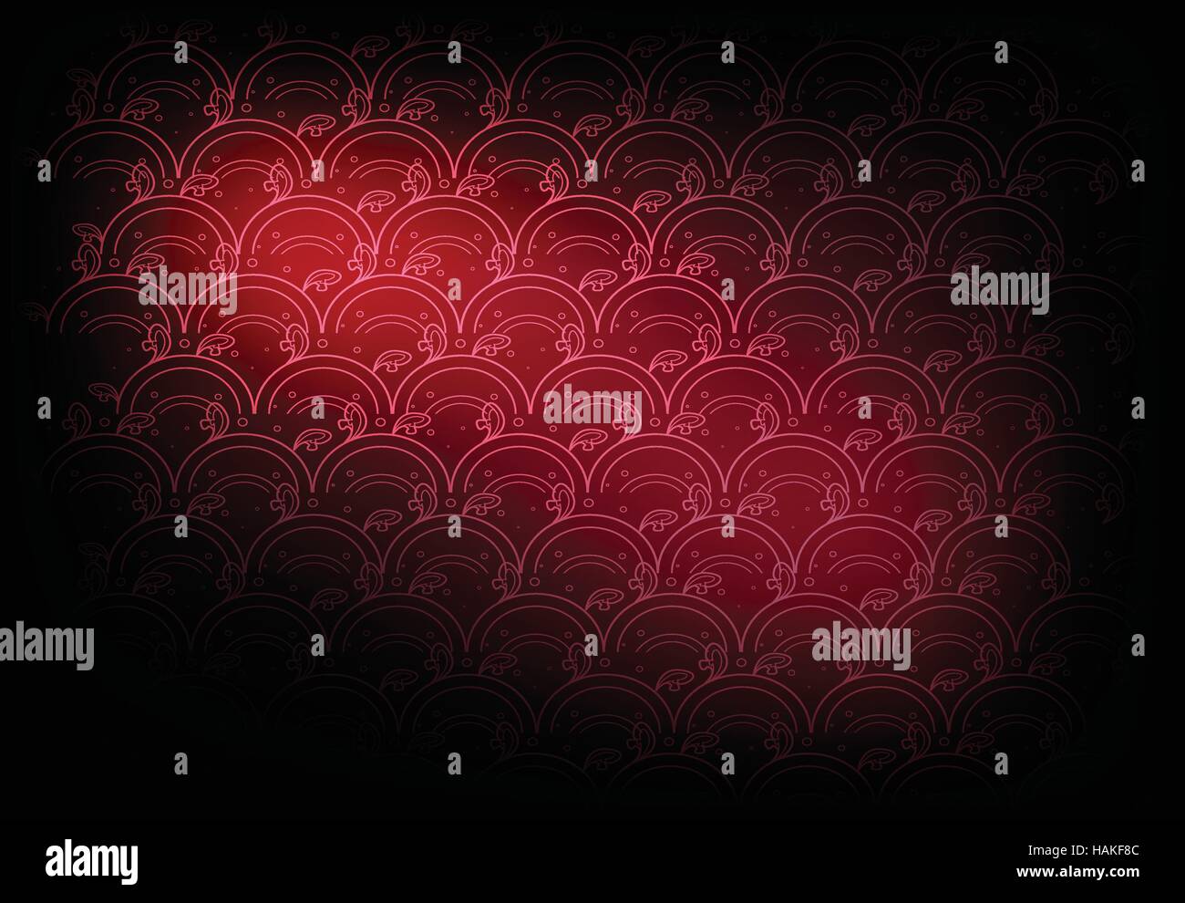 Thai Wave Pattern, Illustration of Beautiful Red Vintage Texture ...