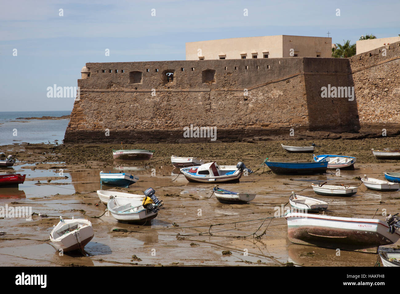 San Sebastian Castle, Cadiz, Andalucia, Spain, Europe Stock Photo - Alamy