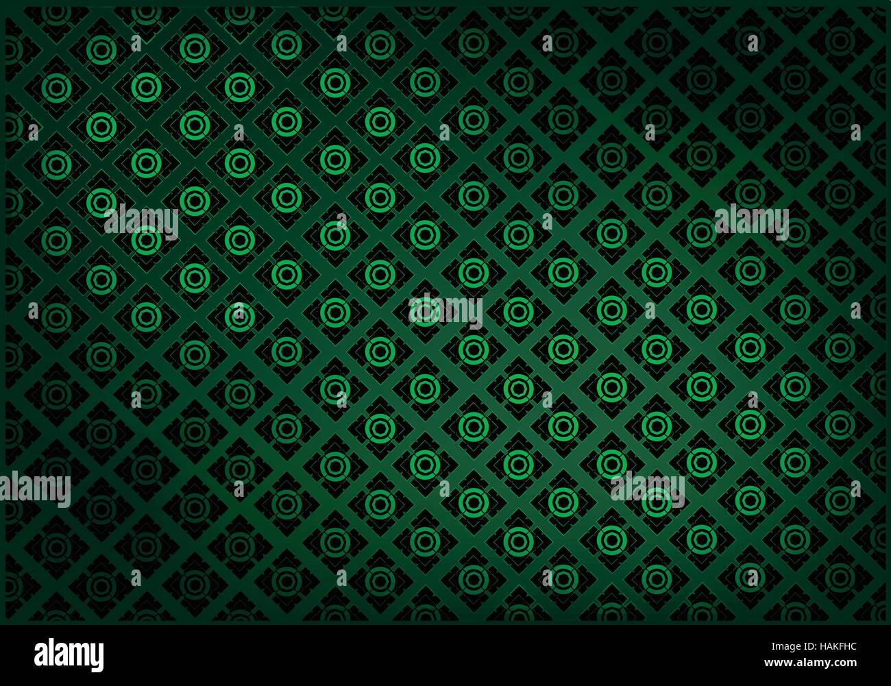 Thai Style Pattern, Illustration of Beautiful Green Vintage Texture ...