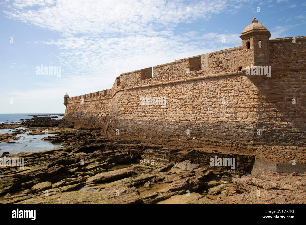 San Sebastian Castle, Cadiz, Andalucia, Spain, Europe Stock Photo - Alamy