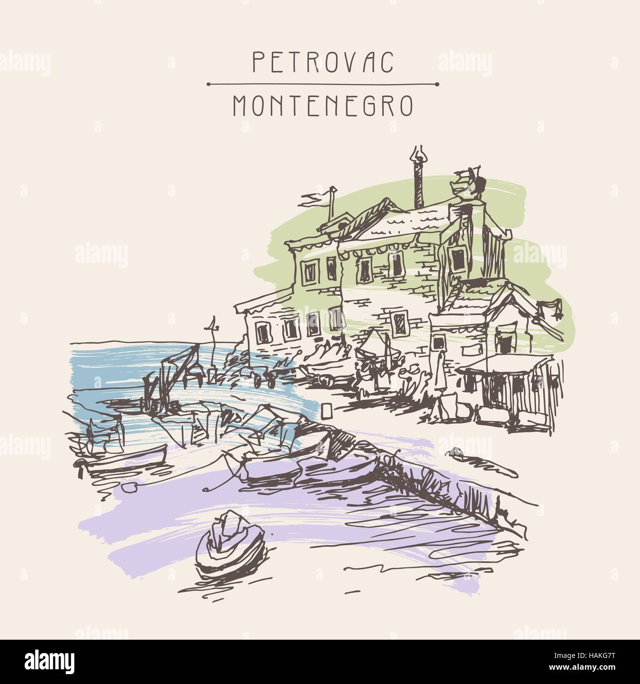Petrovac castle Stock Vector Images - Alamy