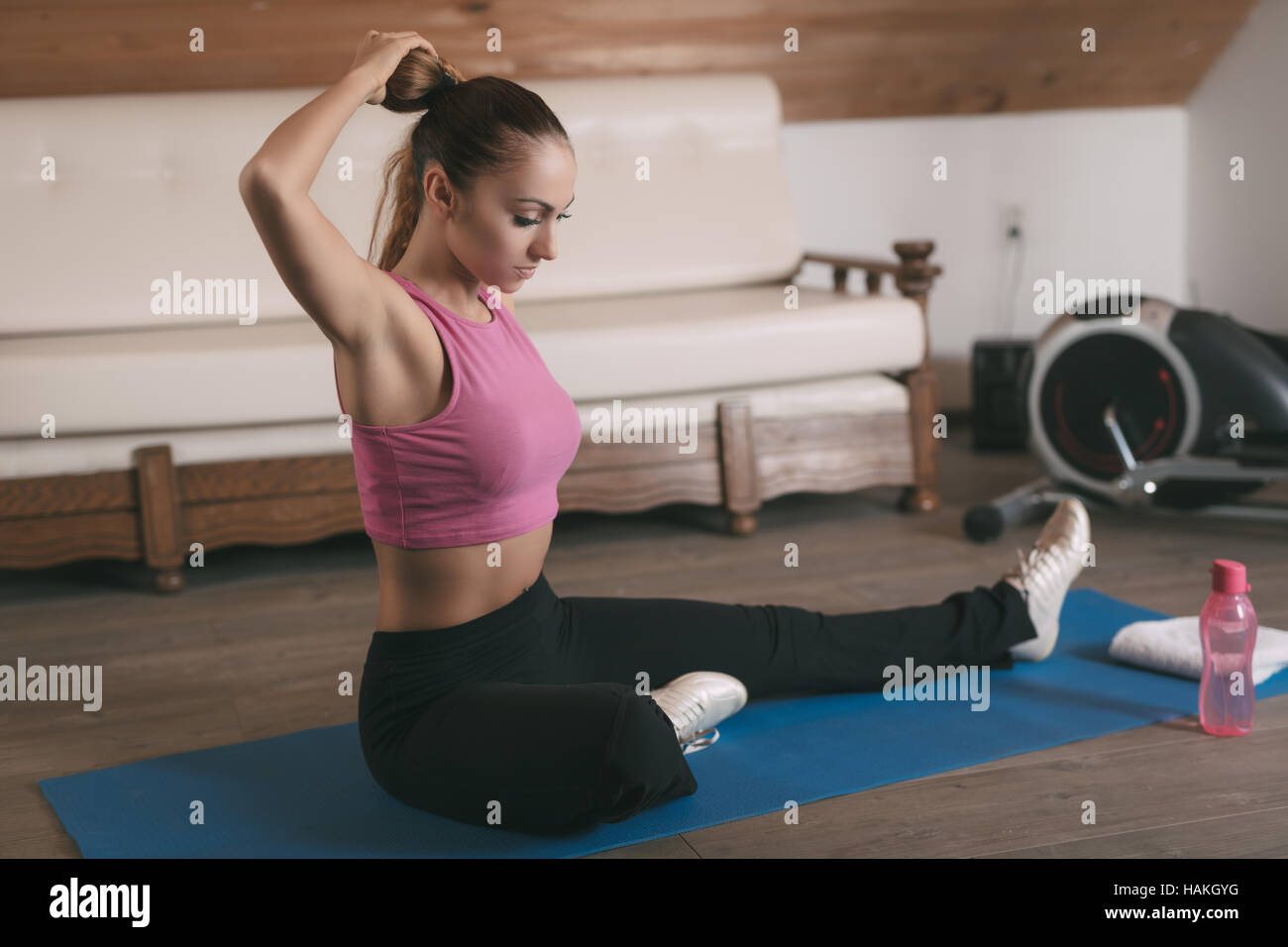 Getting Ready For Training Stock Photo - Alamy