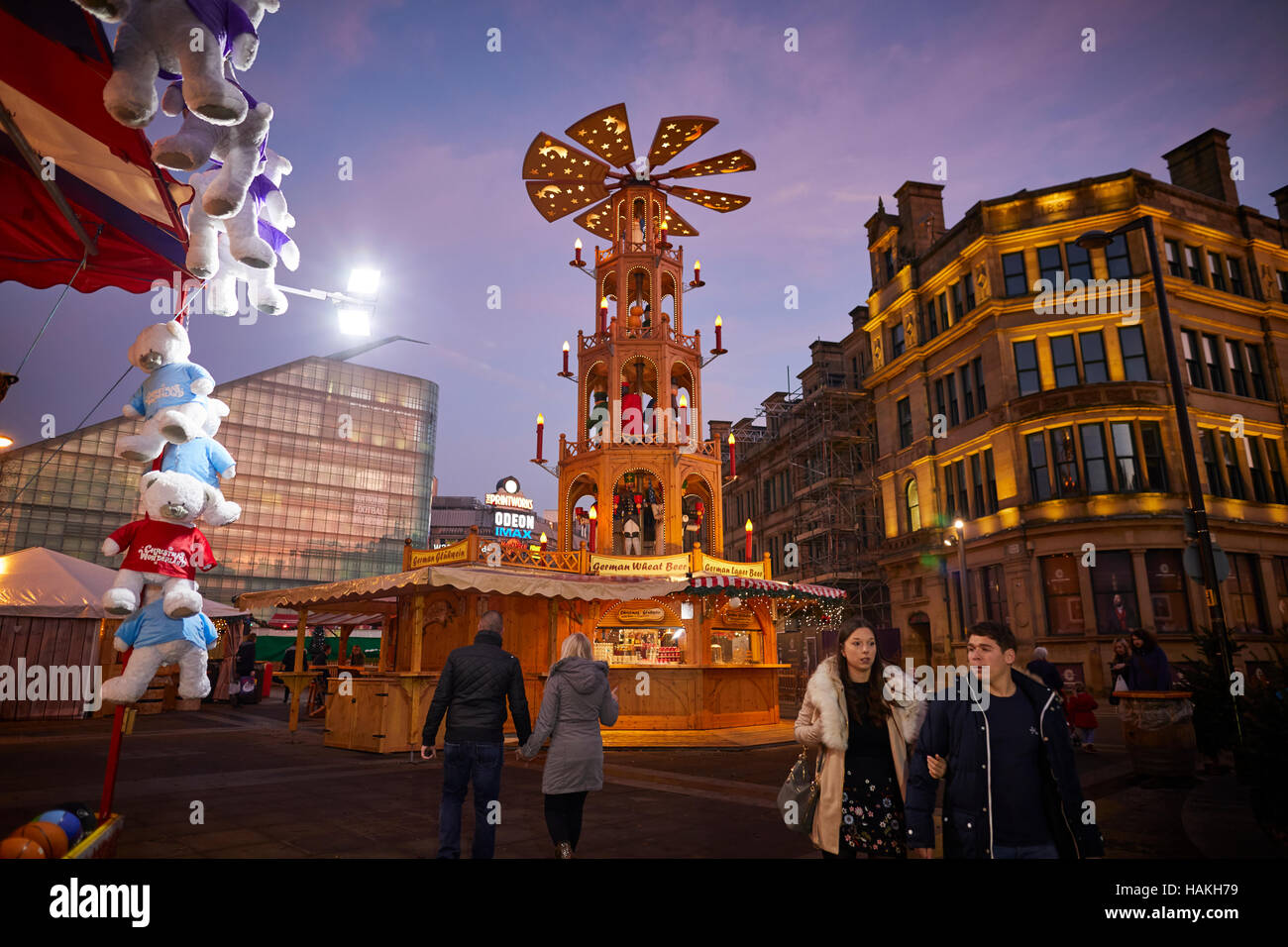 Manchester stalls christmas football museum sunset german markets night ...