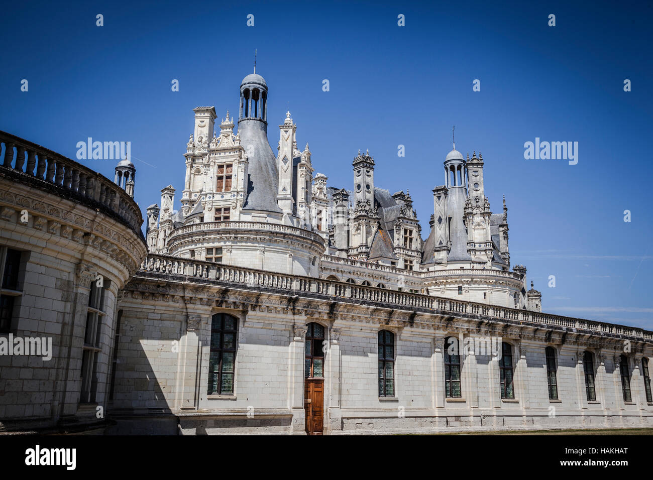 Chateau de Chambord. Chateau de Chambord is royal medieval french ...
