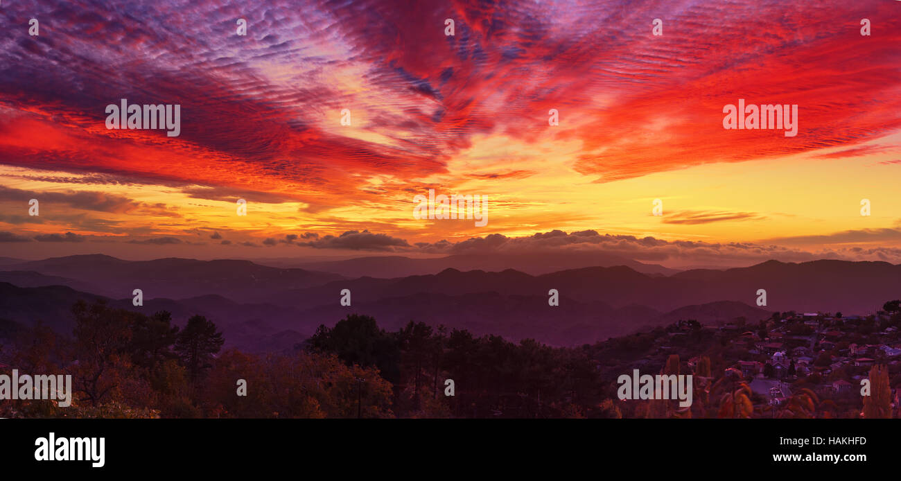 Amazing mountain landscape Stock Photo - Alamy