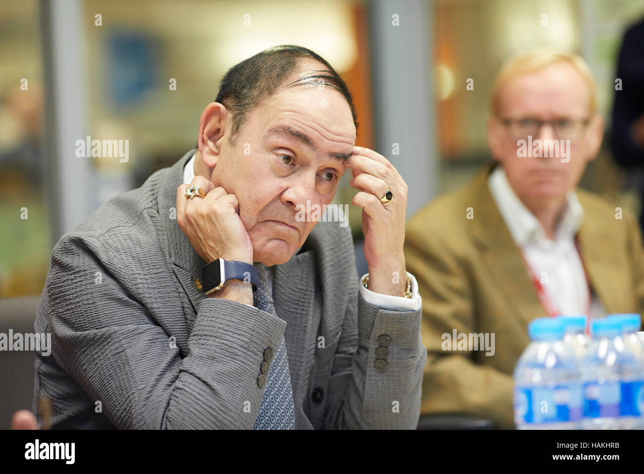 Sir Howard Bernstein portrait Chief Executive of Manchester City ...