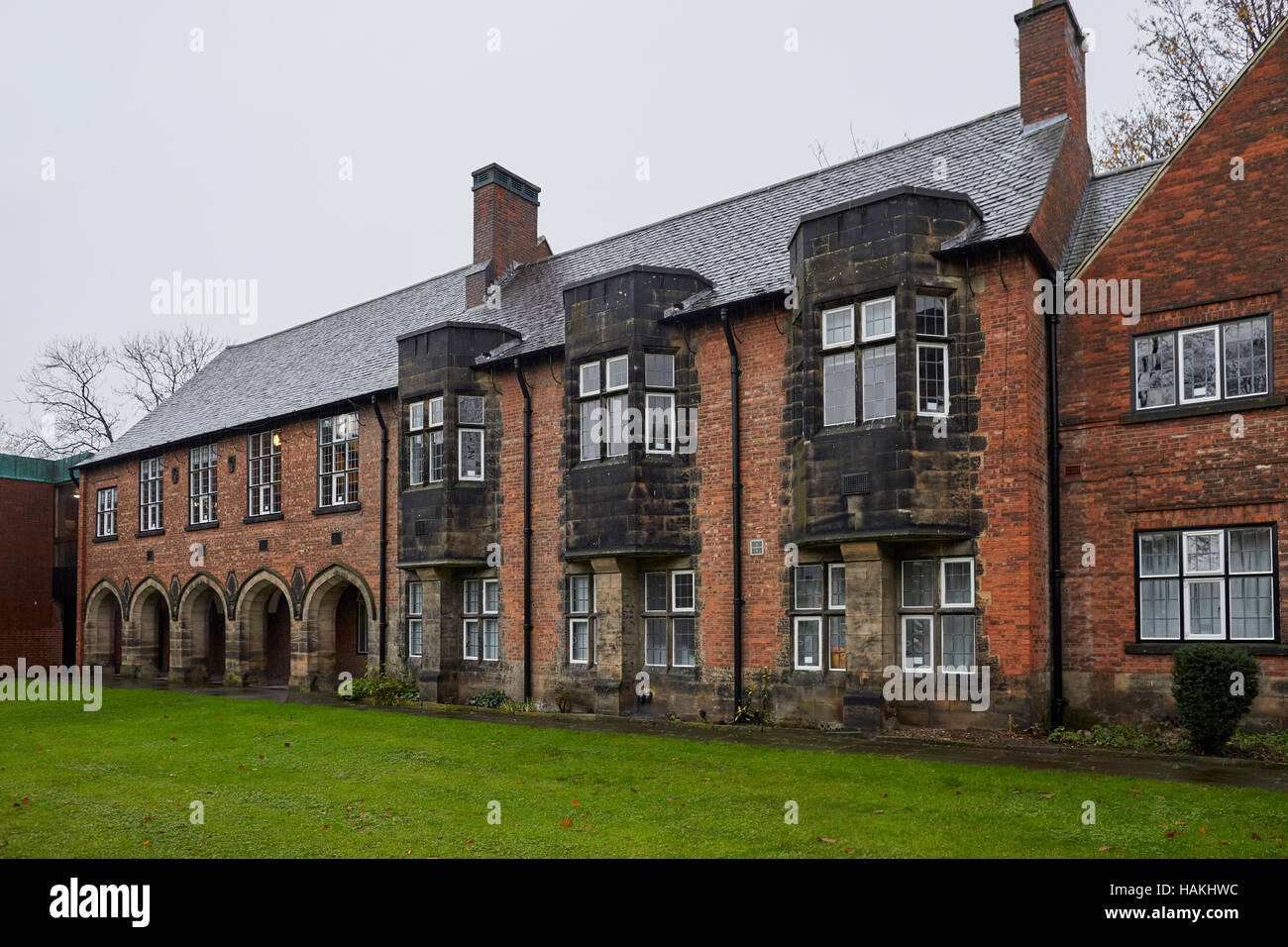 Manchester Hulme Hall University campus hall of residence Victoria Park ...