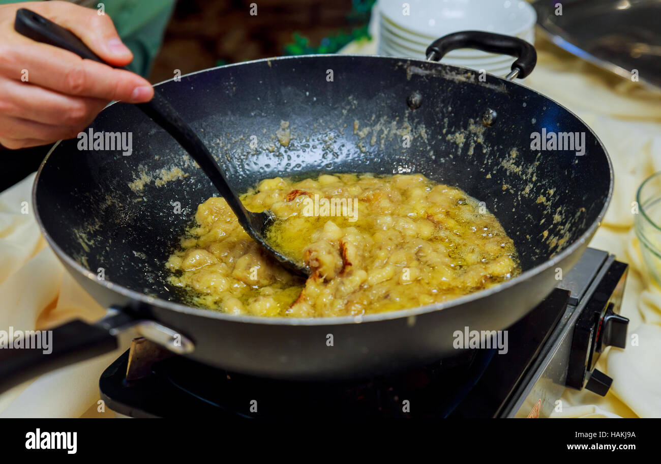 Banana fritters Pazham Pori - Batter fried kerala snack with ripe ...