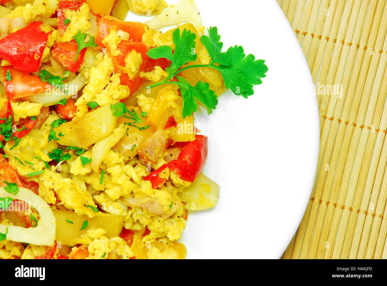 Omelet with peppers hi-res stock photography and images - Alamy