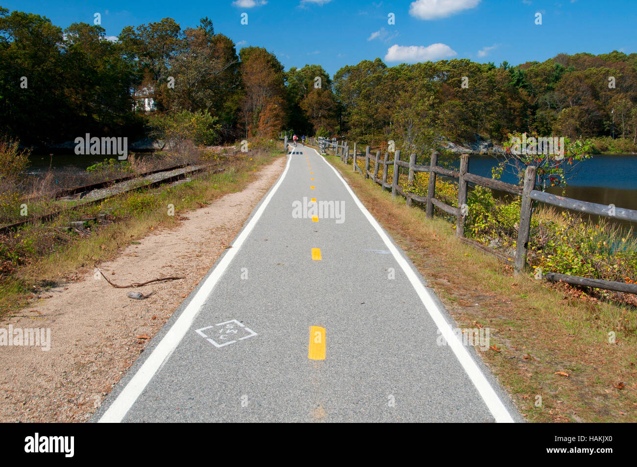 East Bay Bike Path, East Bay Bike Path State Park, Rhode Island Stock ...
