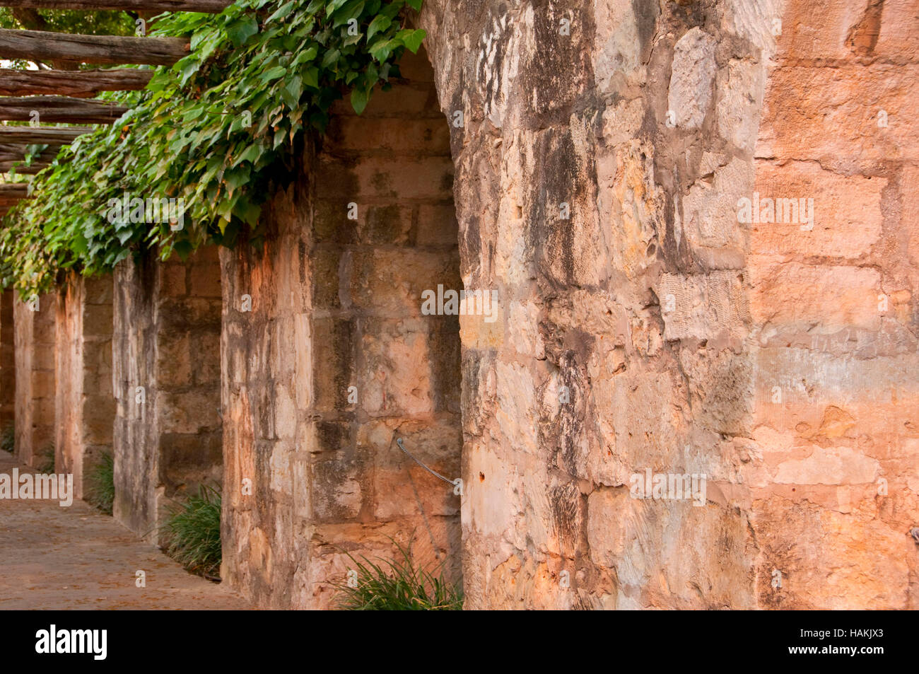 The Alamo arches, San Antonio, Texas Stock Photo - Alamy