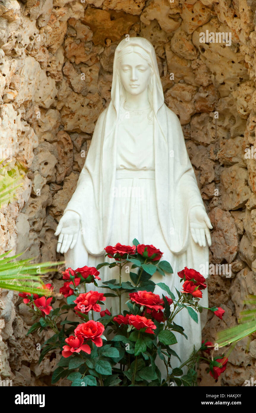 Mission Concepcion statue, San Antonio Missions National Historical ...